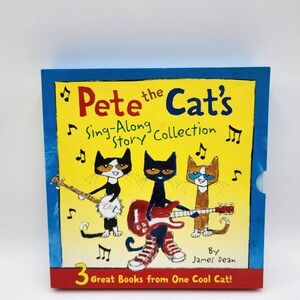 Accents | Pete The Cats 3x Children Books Box Set Sing Along Story ...